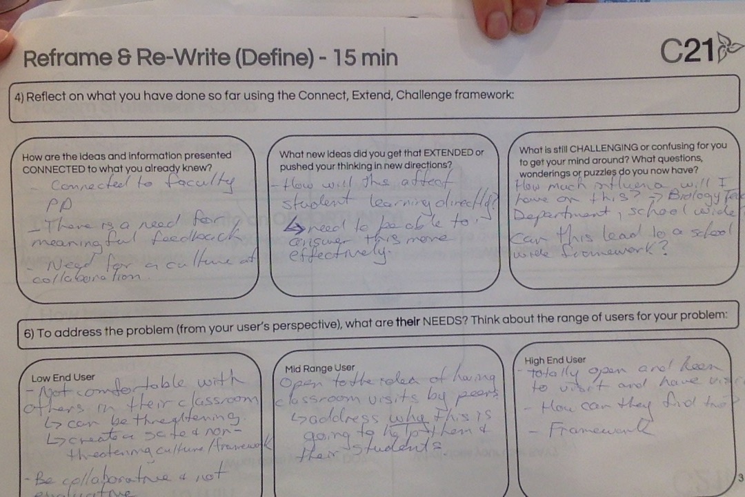 Teacher to Teacher Classroom Visits: Cohort Action Plan – Adam Ross