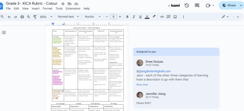 Reinventing the Rubrics in Primary Art | JENN JIANG